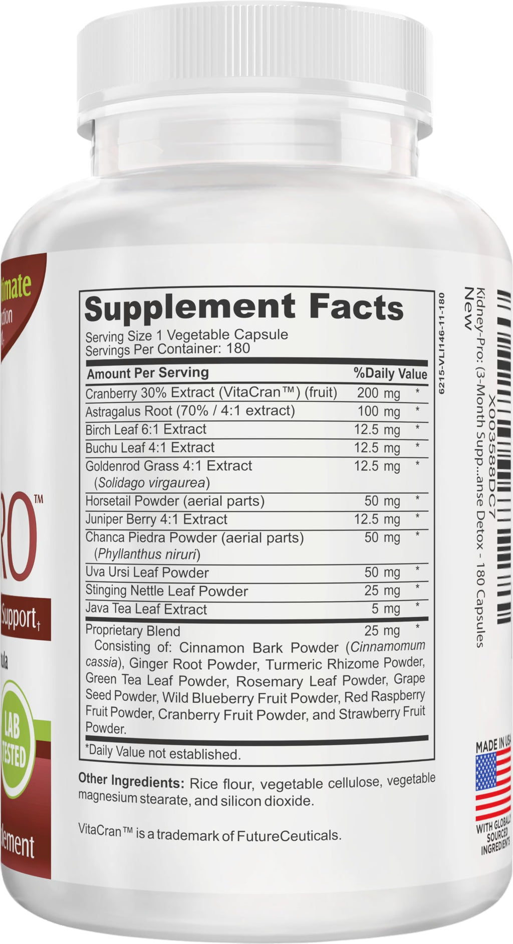 Natural kidney health complex formula