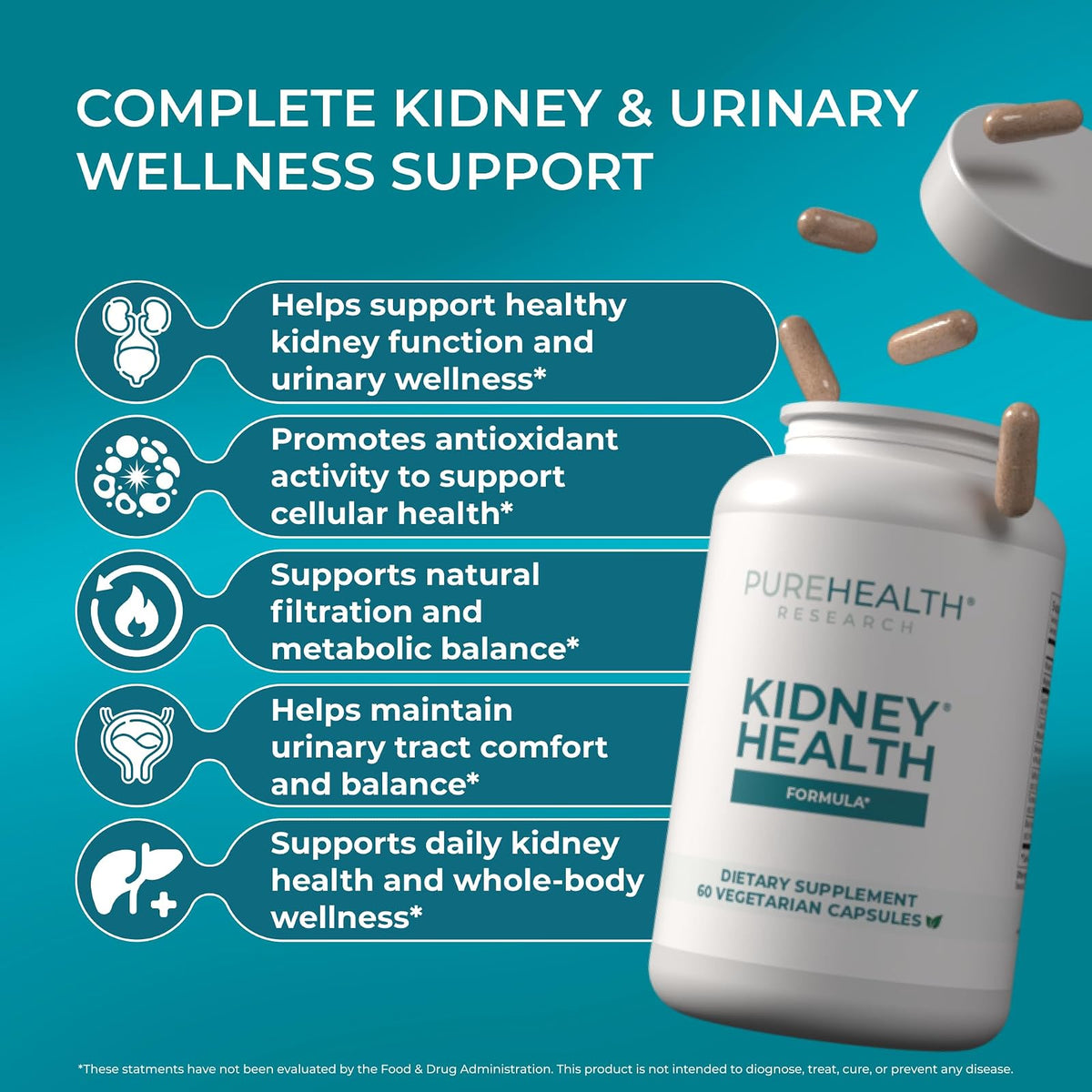 natural kidney health formula capsules