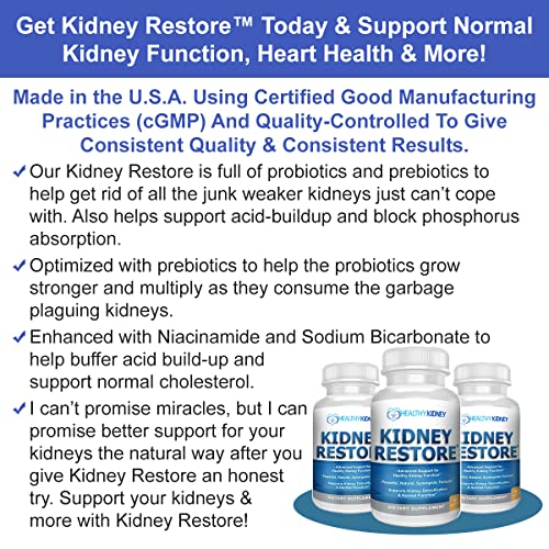 Natural kidney restore supplement benefits