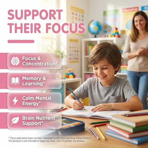 natural kids gummies for concentration