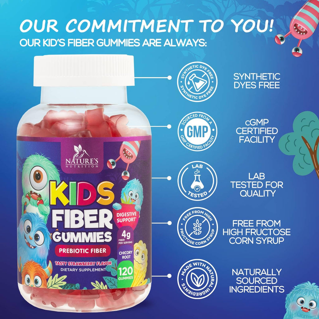 natural kids gummies with fiber