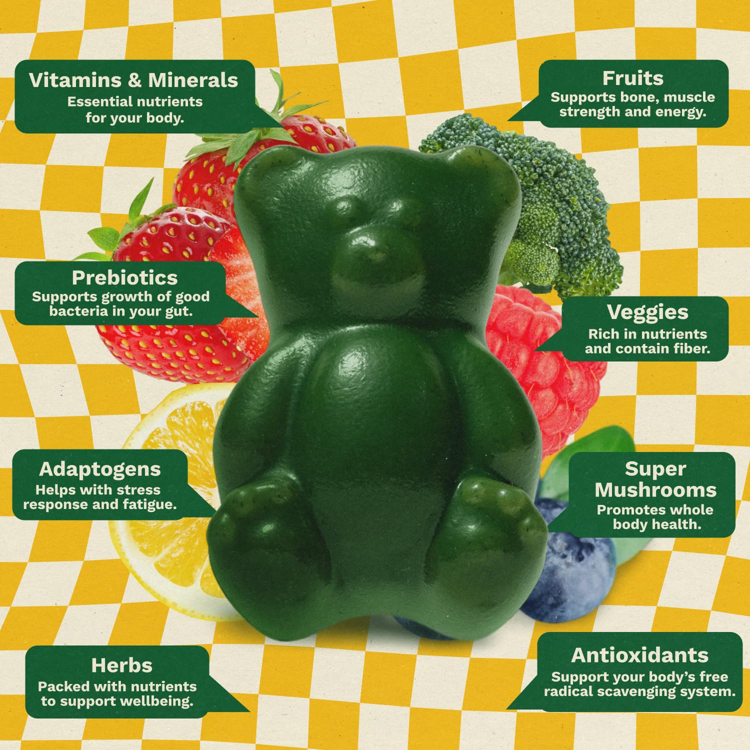 Natural kids multivitamin with alfalfa