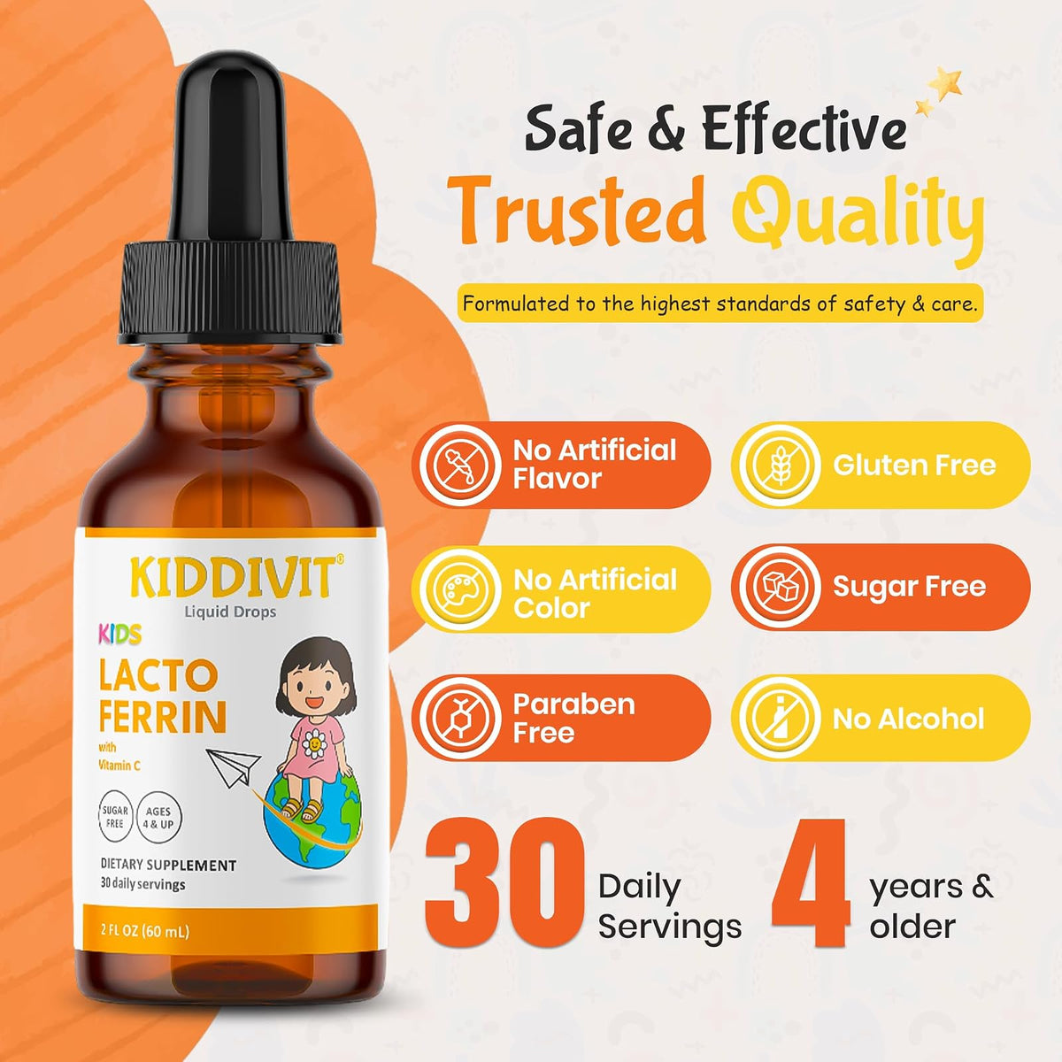 Natural kids vitamin C supplement