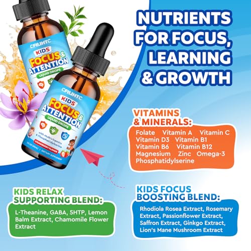 Natural kids vitamins for better focus