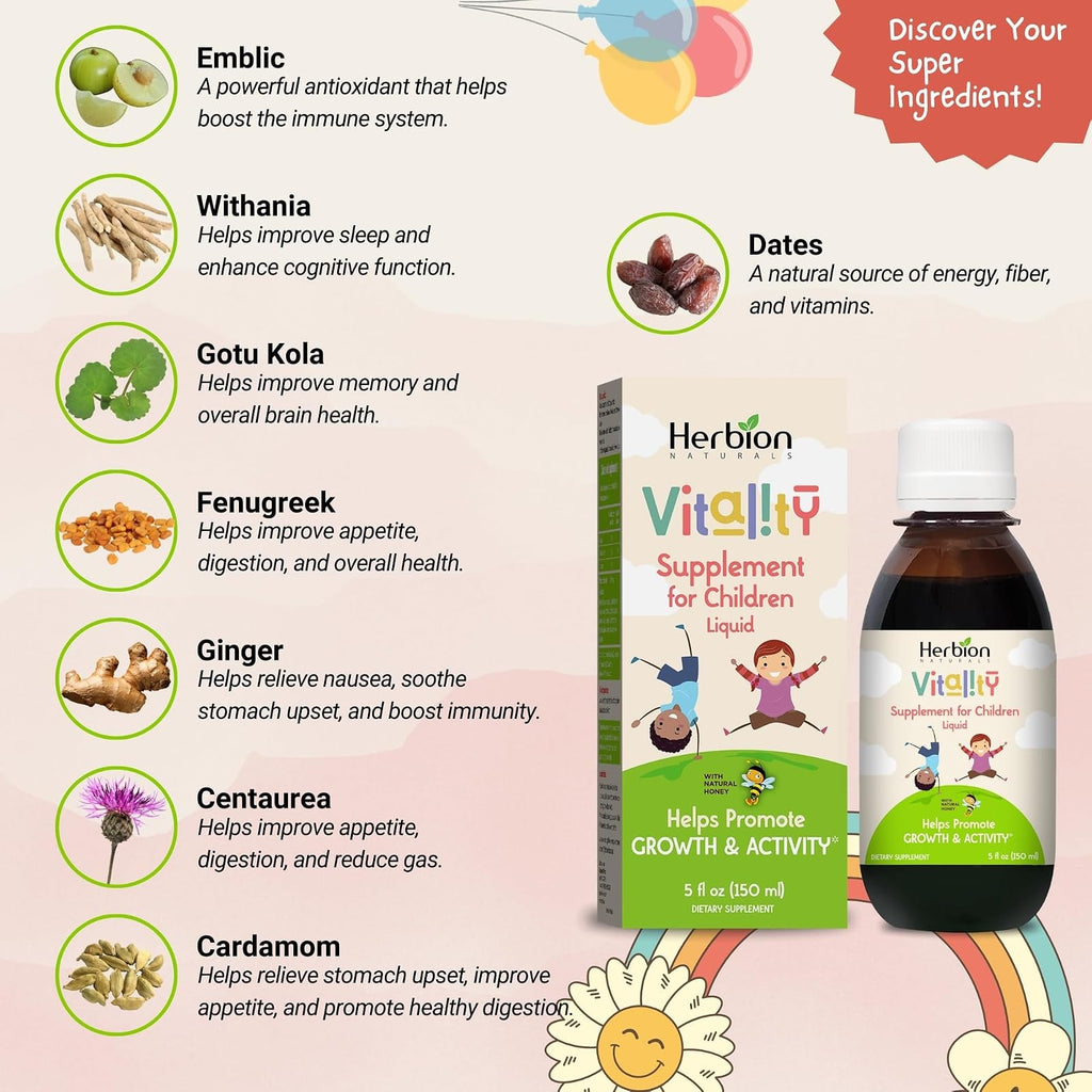 natural kids vitamins for growth