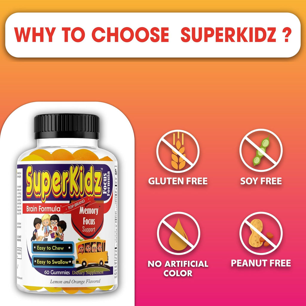 Natural kids vitamins for learning