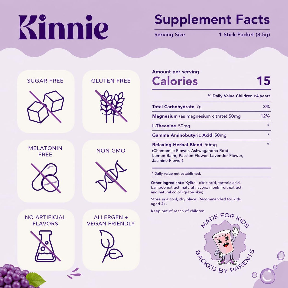 natural kids vitamins for relaxation