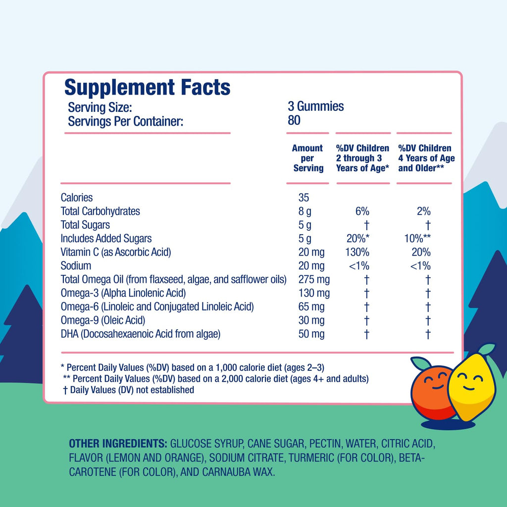 natural kids vitamins Omega 3