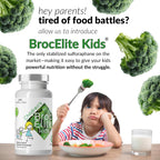 Natural kids vitamins with broccoli