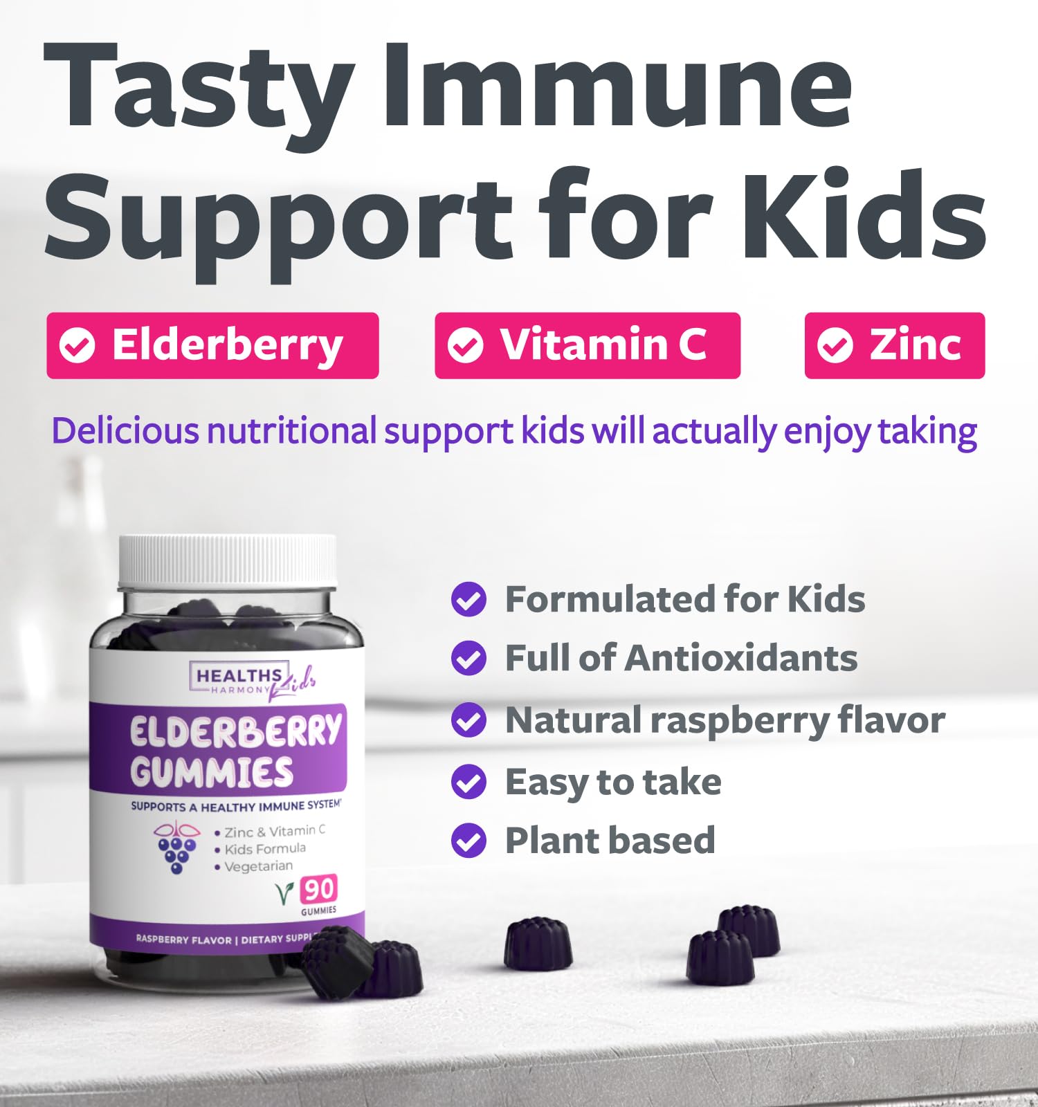 natural kids vitamins with elderberry