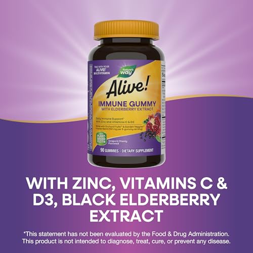 Natural kids vitamins with elderberry