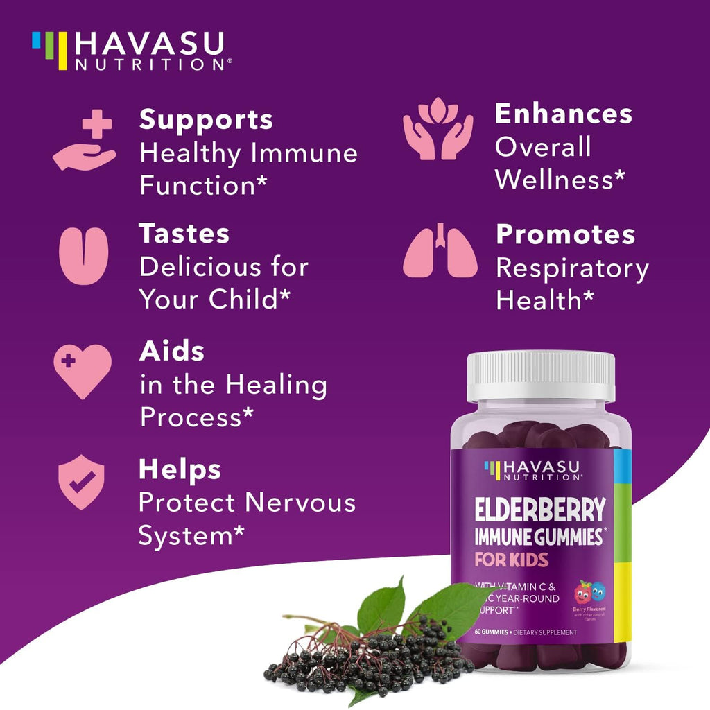 natural kids vitamins with elderberry