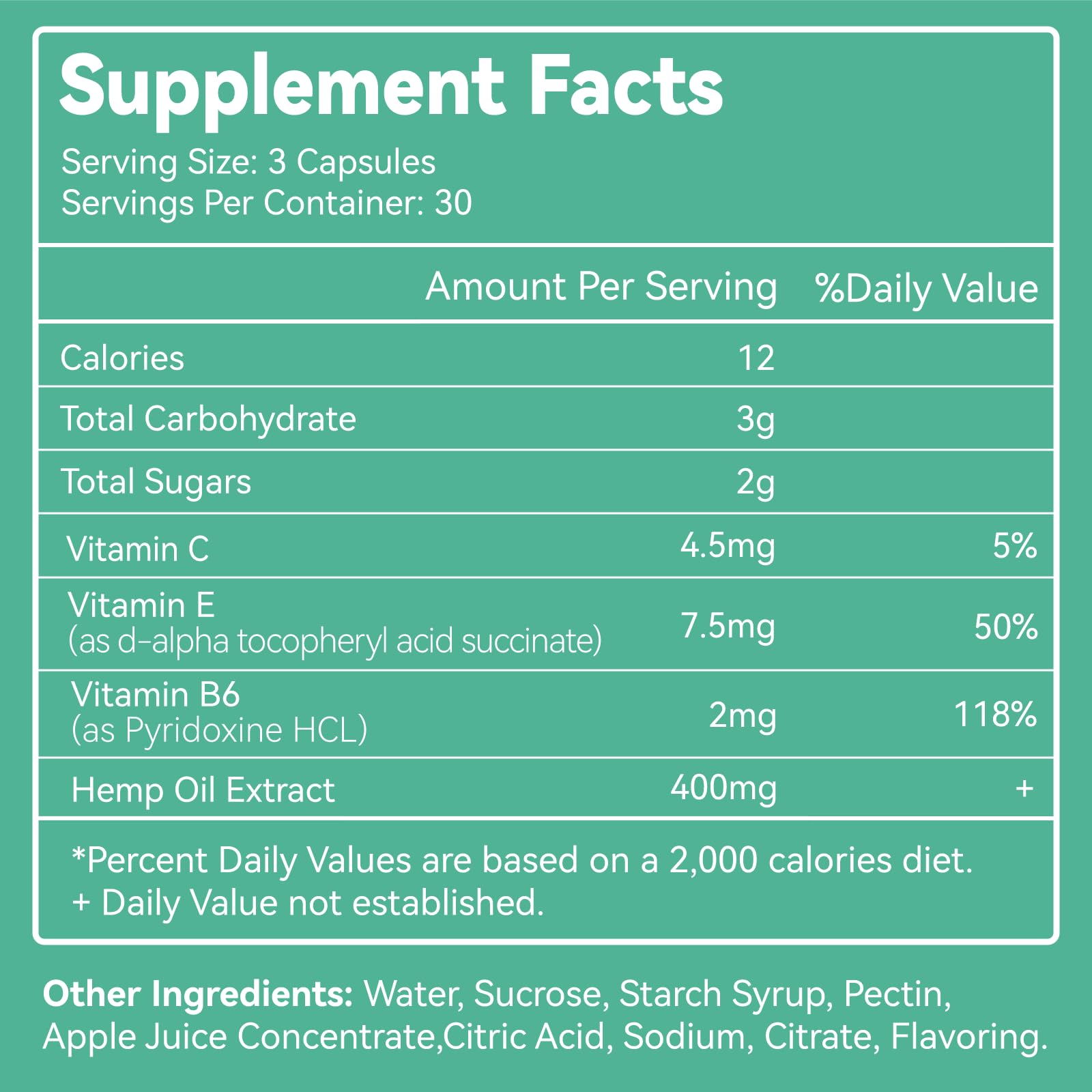 natural kids vitamins with hemp