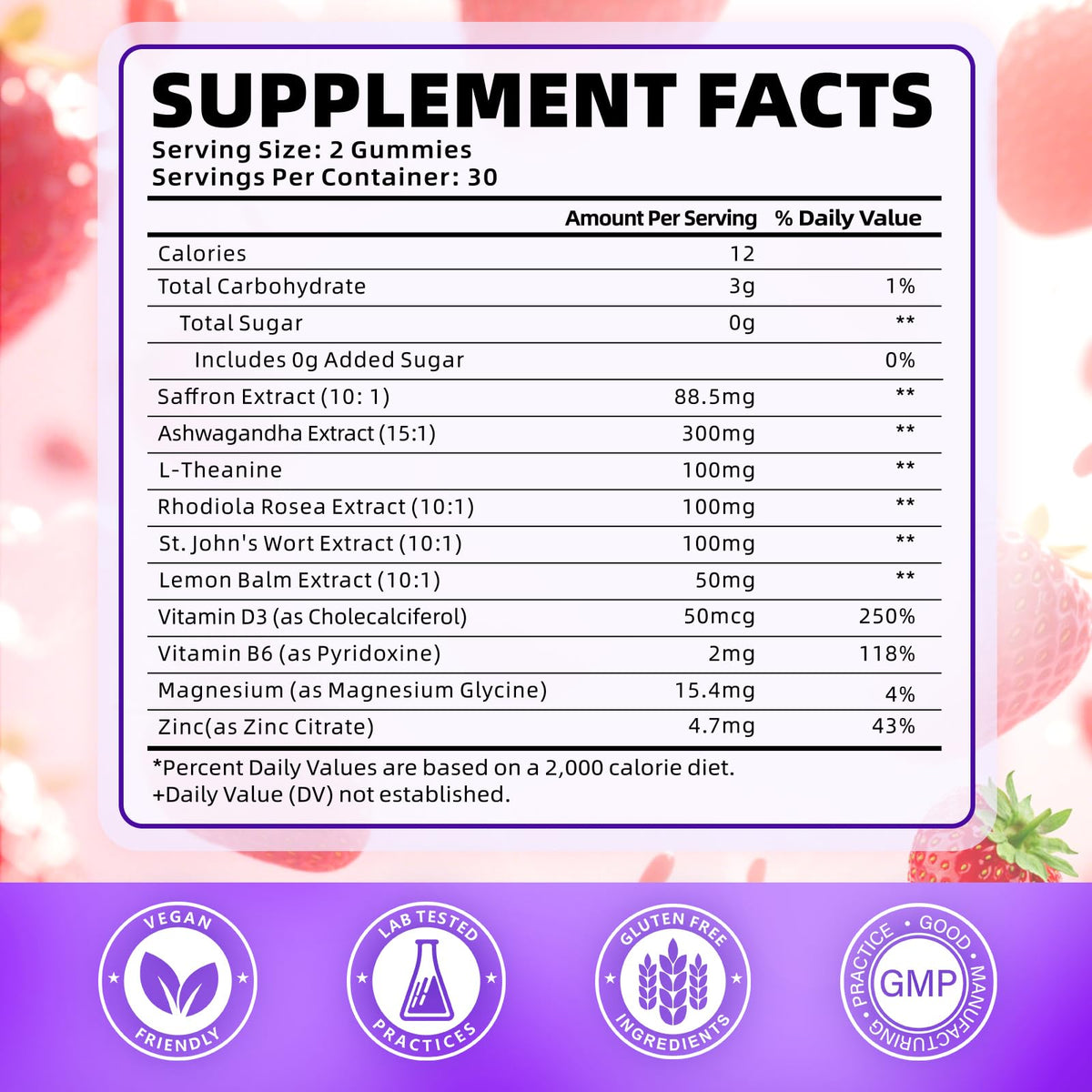 natural kids vitamins with saffron