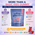 Natural kids vitamins with saffron