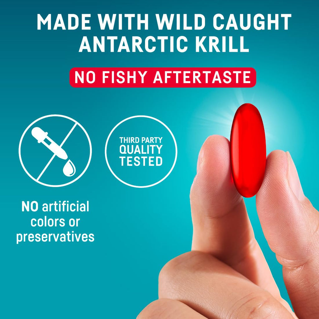 Natural krill oil for brain function