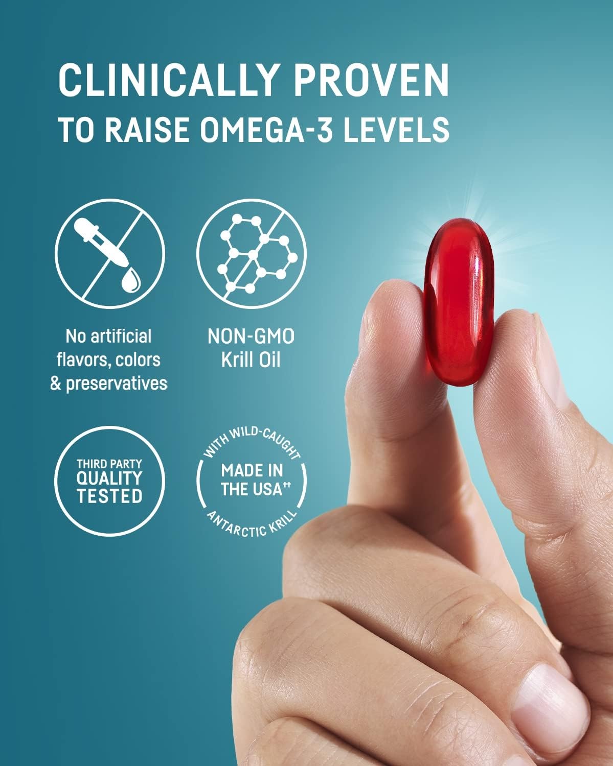 Natural krill oil for brain function