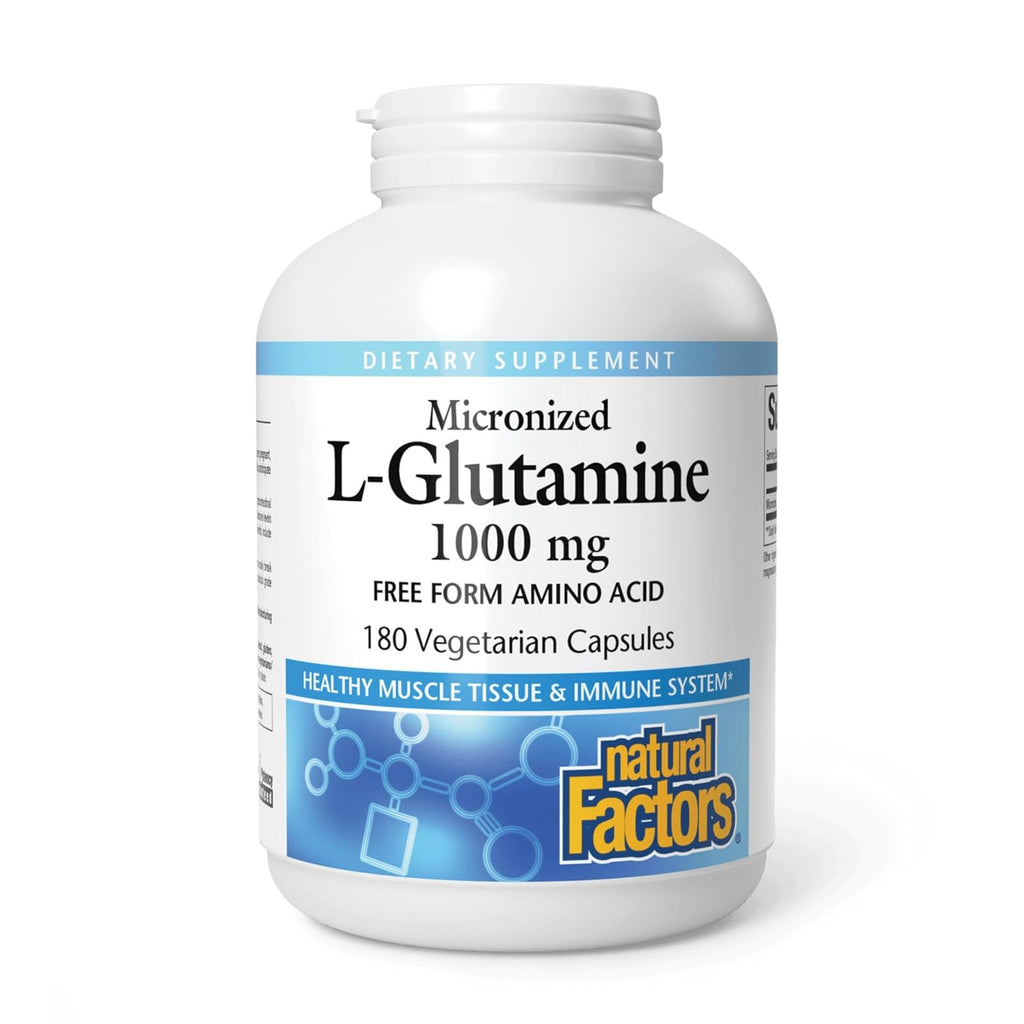 natural l-glutamine supplement capsules