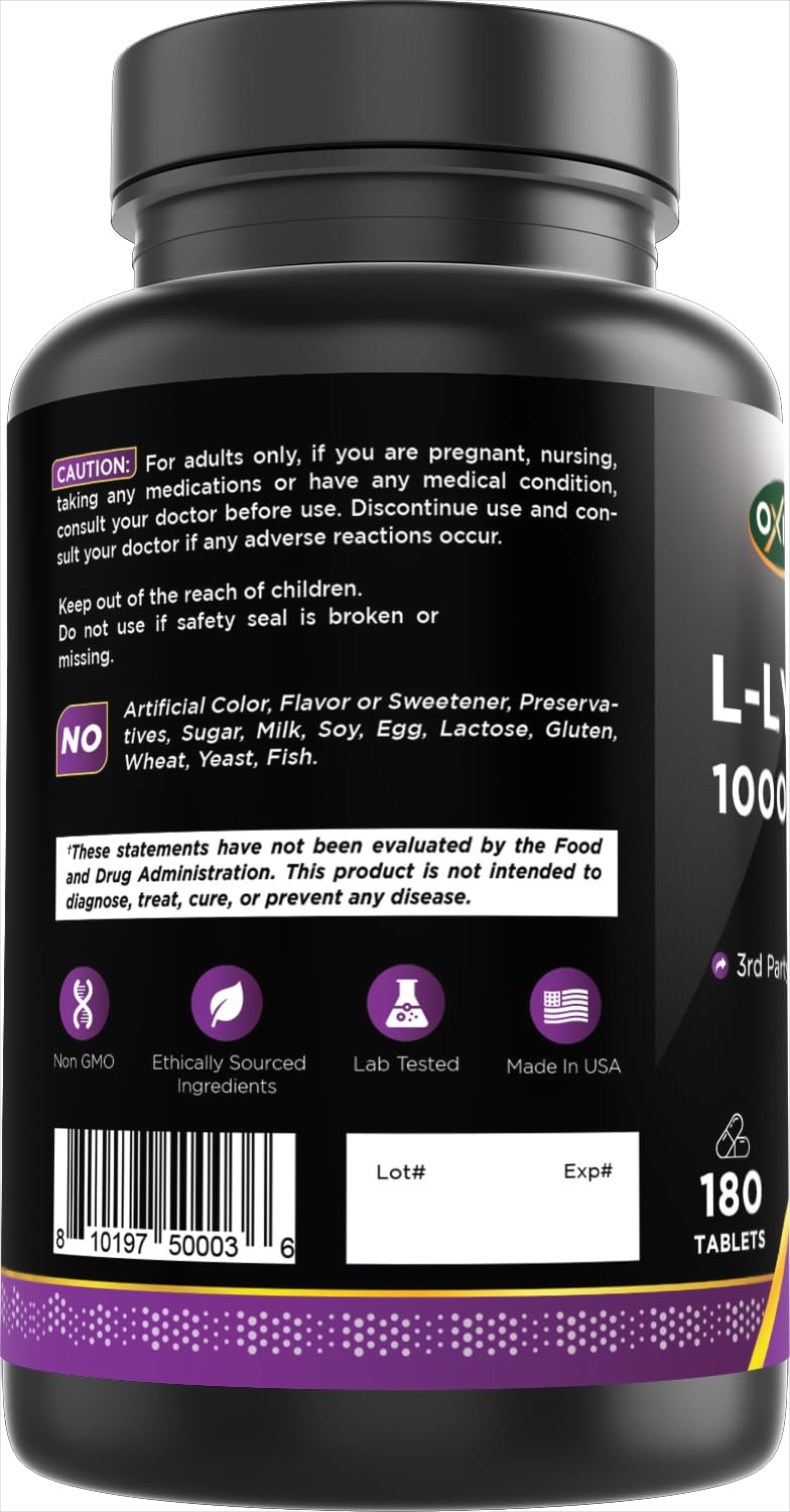 natural L-Lysine for better absorption