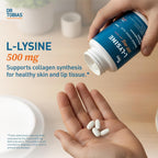 Natural L-Lysine for cold sore relief