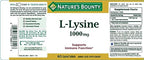 natural l-lysine for overall wellness