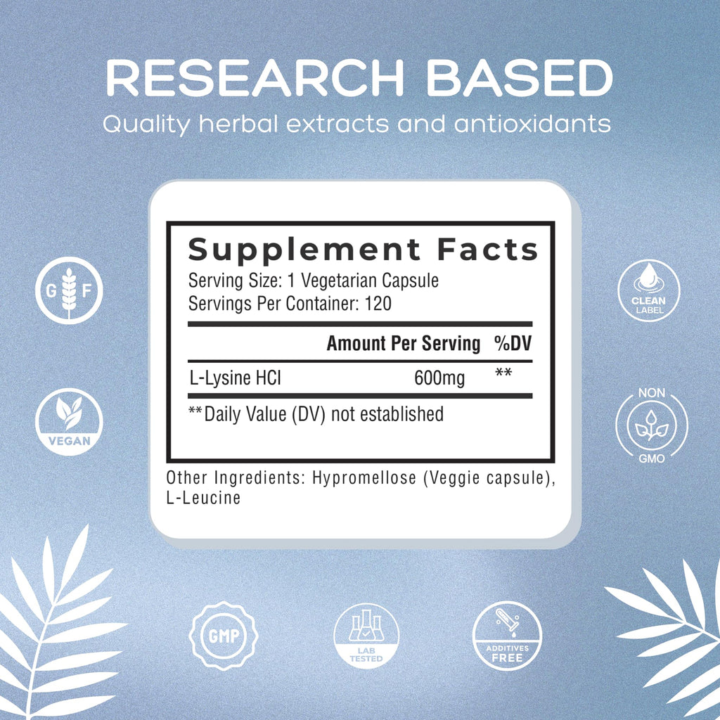 natural l-lysine for stress support