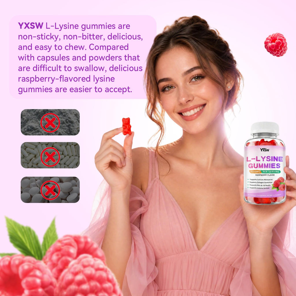 Natural L-Lysine gummies for better recovery