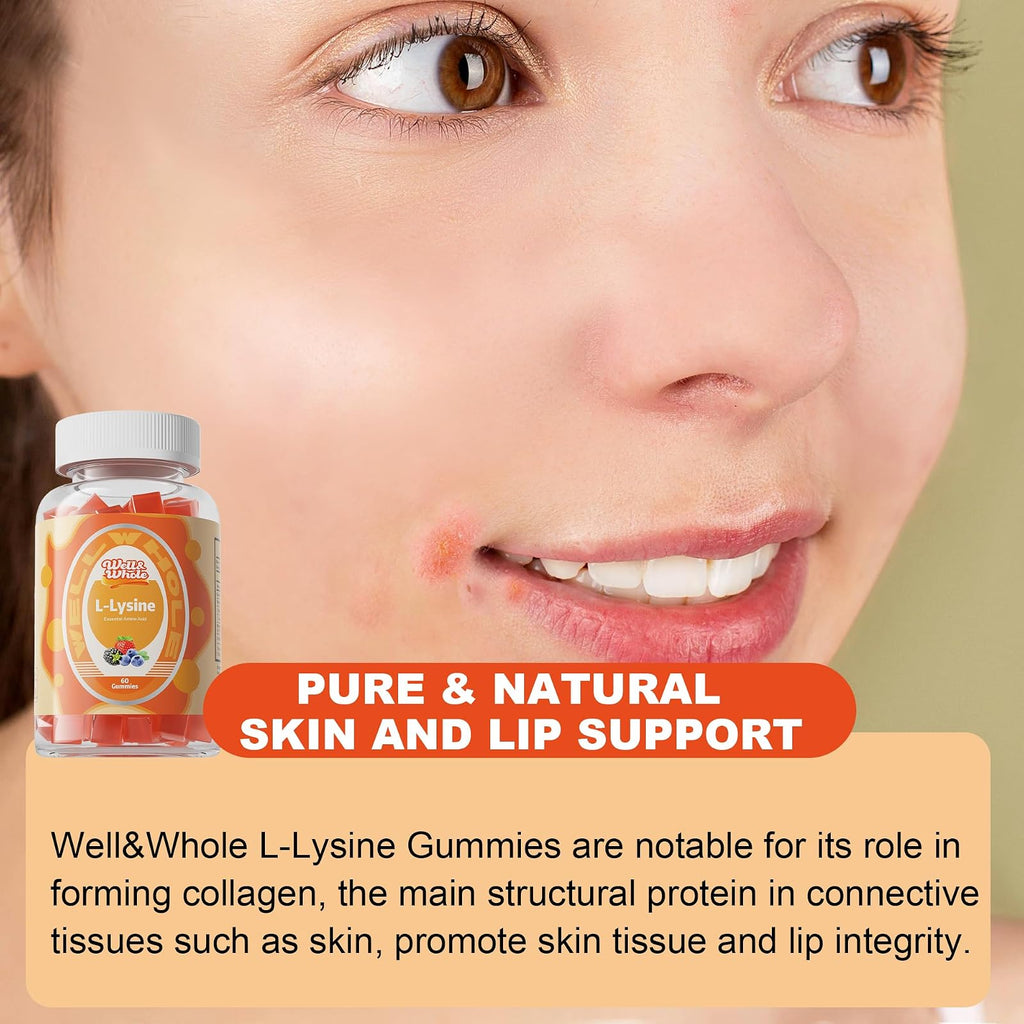 natural l-lysine gummies for cold sores