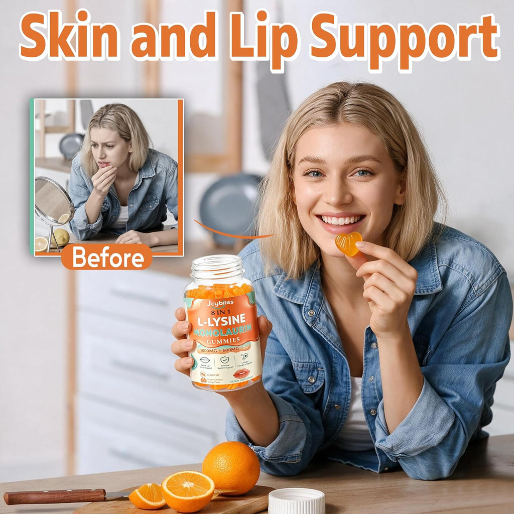 Natural L-Lysine gummies for daily health
