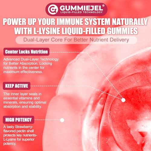 Natural L-Lysine gummies for overall wellness