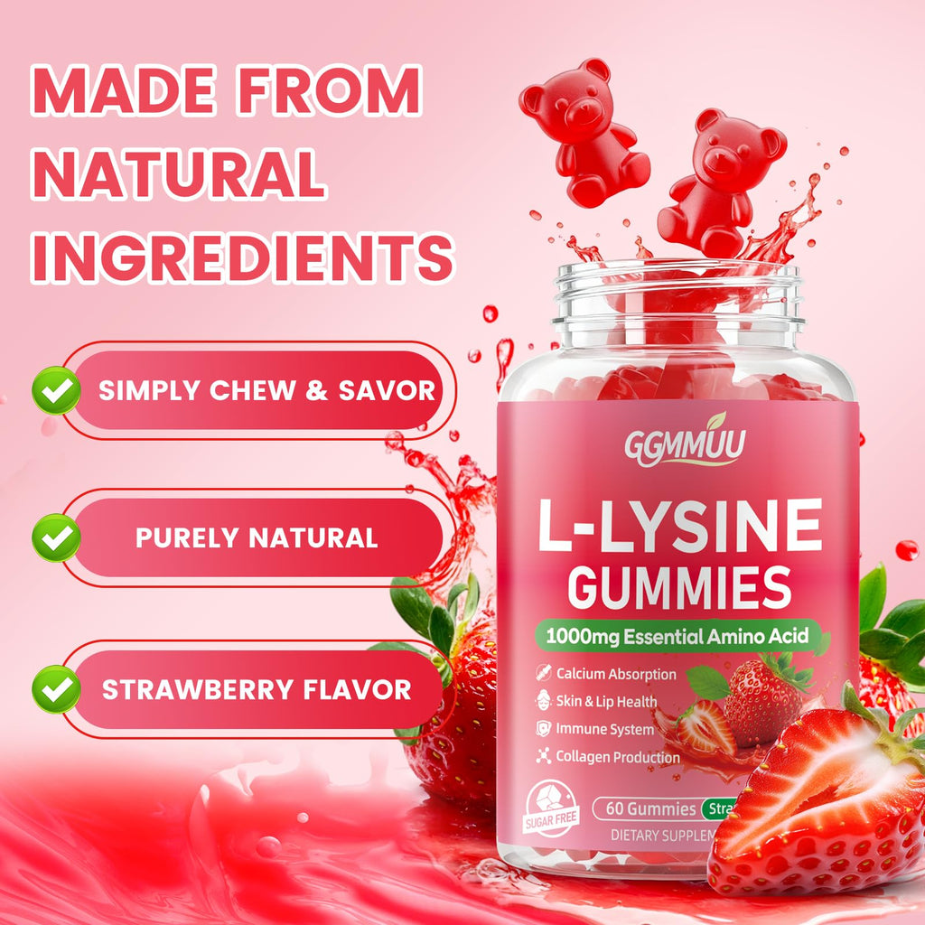 natural L-Lysine gummies for recovery