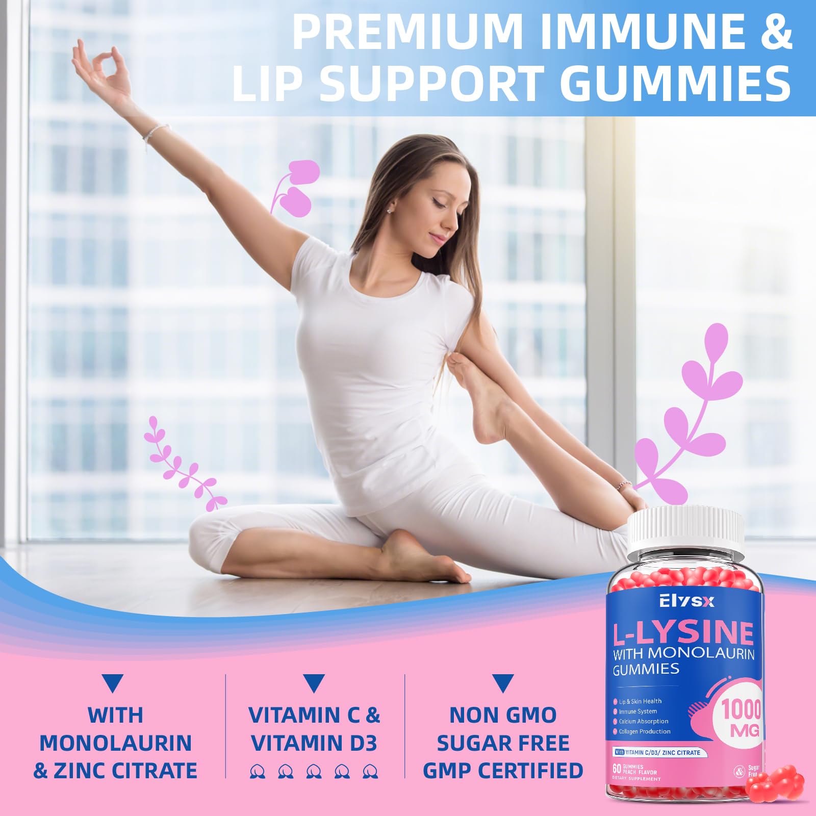 Natural L-Lysine monolaurin benefits
