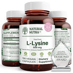natural l-lysine supplement capsules