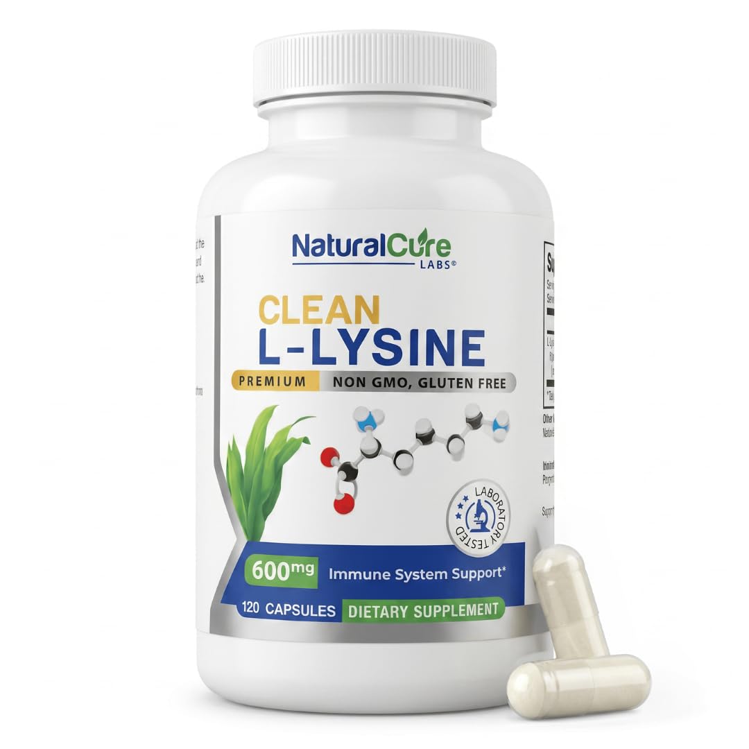 natural l-lysine supplement capsules