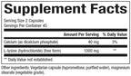natural l-lysine supplement for wellness