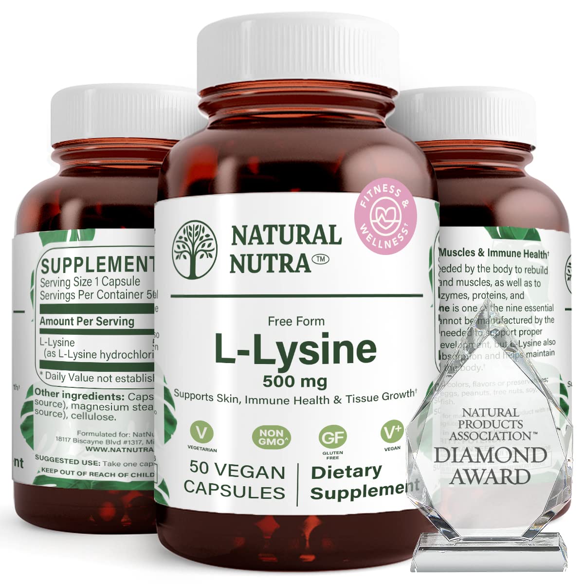 natural l-lysine supplement for wellness