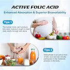 Natural L-Methylfolate gummy supplements