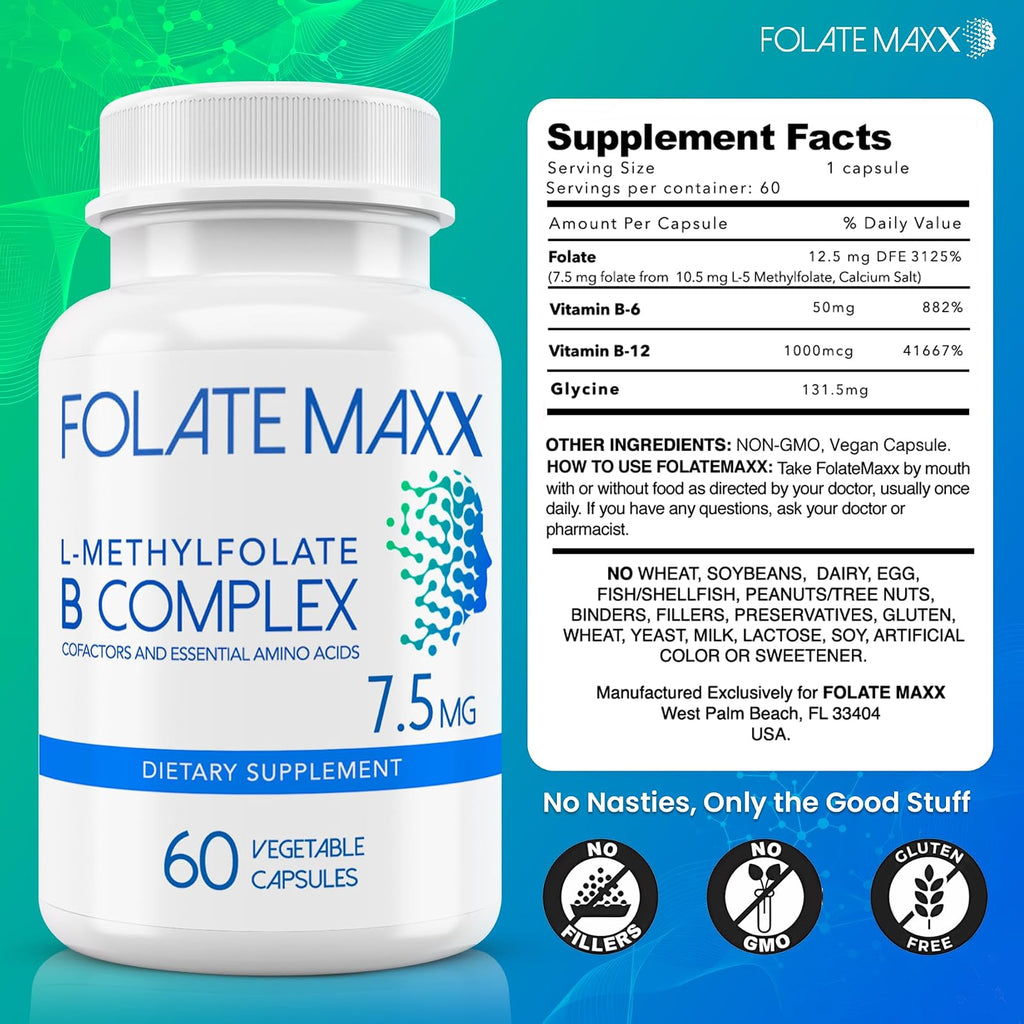 Natural L Methylfolate supplement