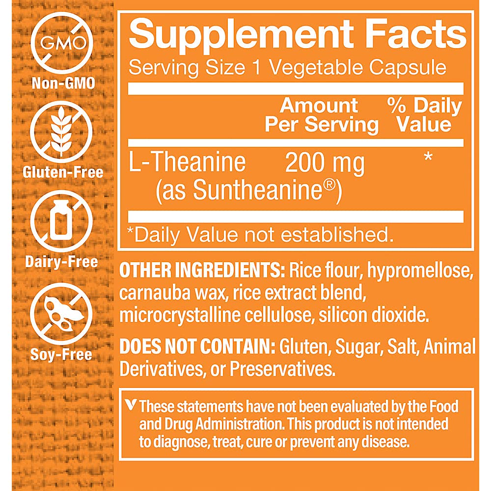 natural l-theanine supplement for focus