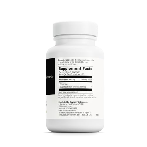 natural l-theanine supplement for stress relief