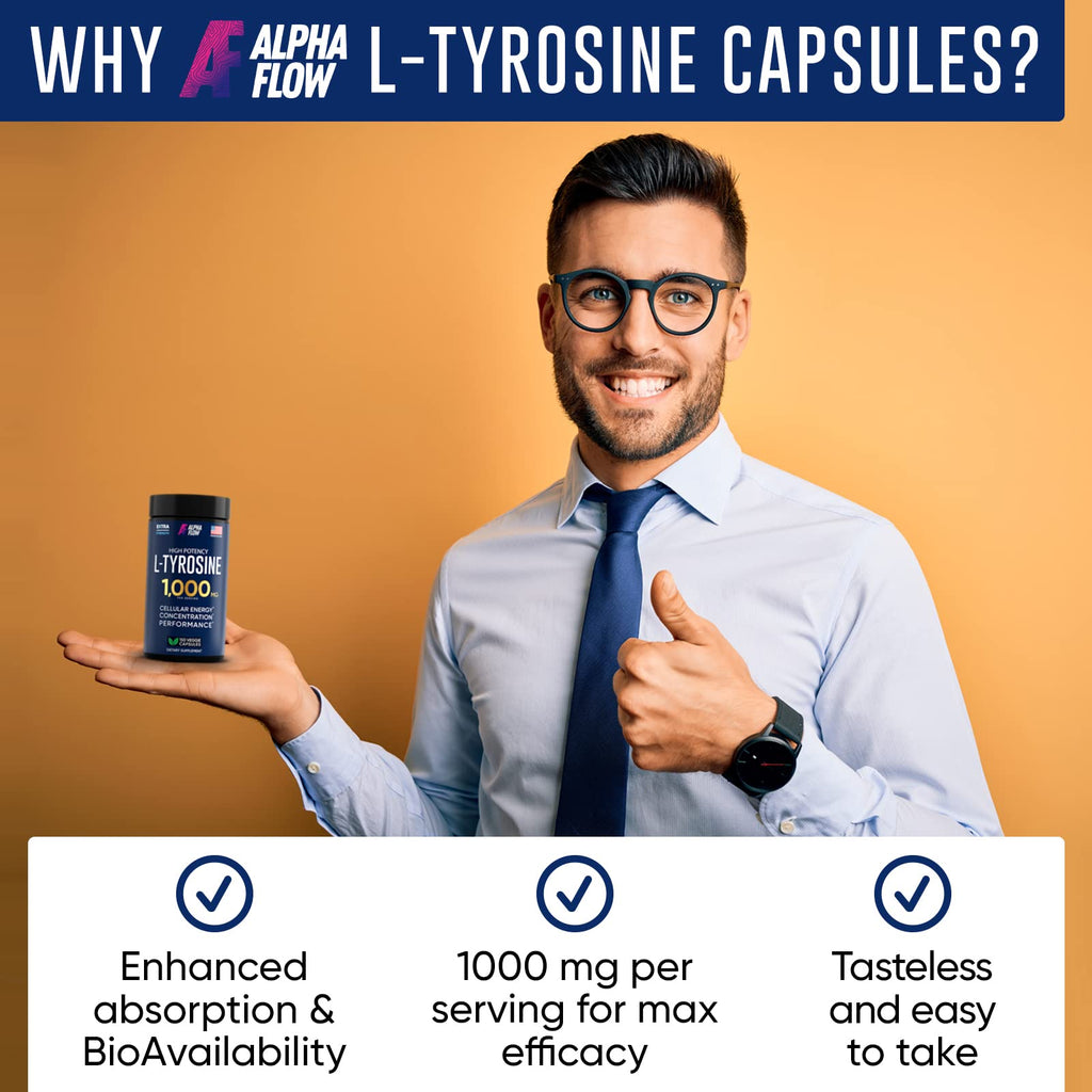 natural l-tyrosine for better concentration