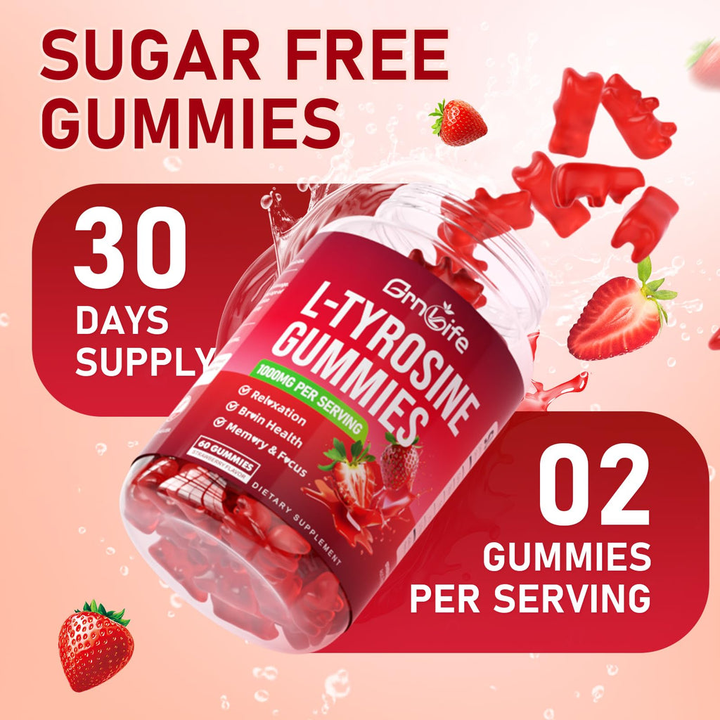 Natural L-Tyrosine gummies for athletes