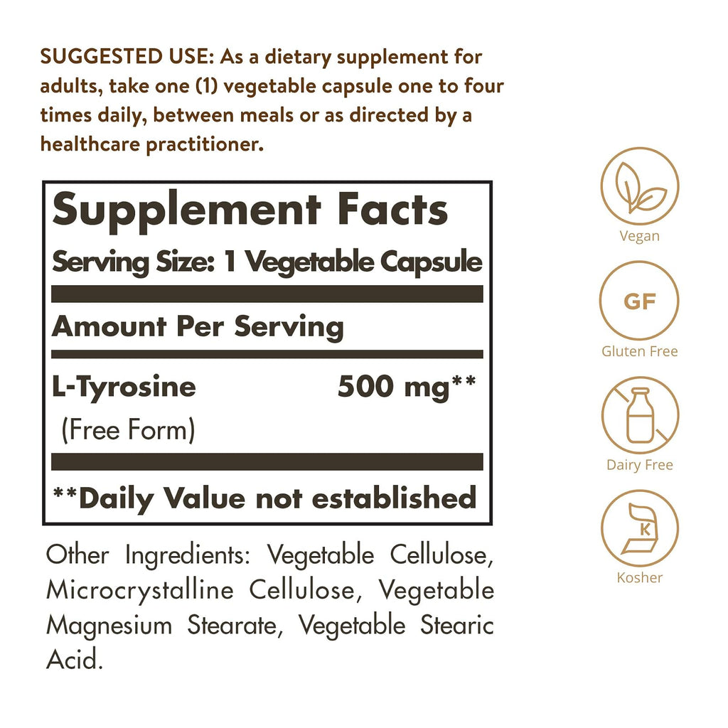 natural l-tyrosine supplement for energy