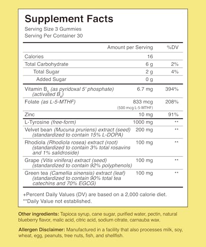 natural l-tyrosine supplement for focus