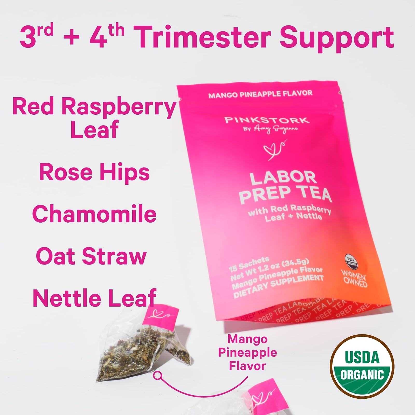 natural labor preparation tea