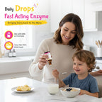 Natural lactase solution for kids