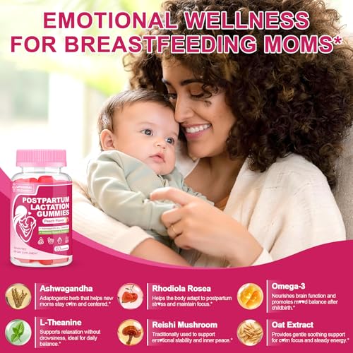 Natural lactation gummies for mothers