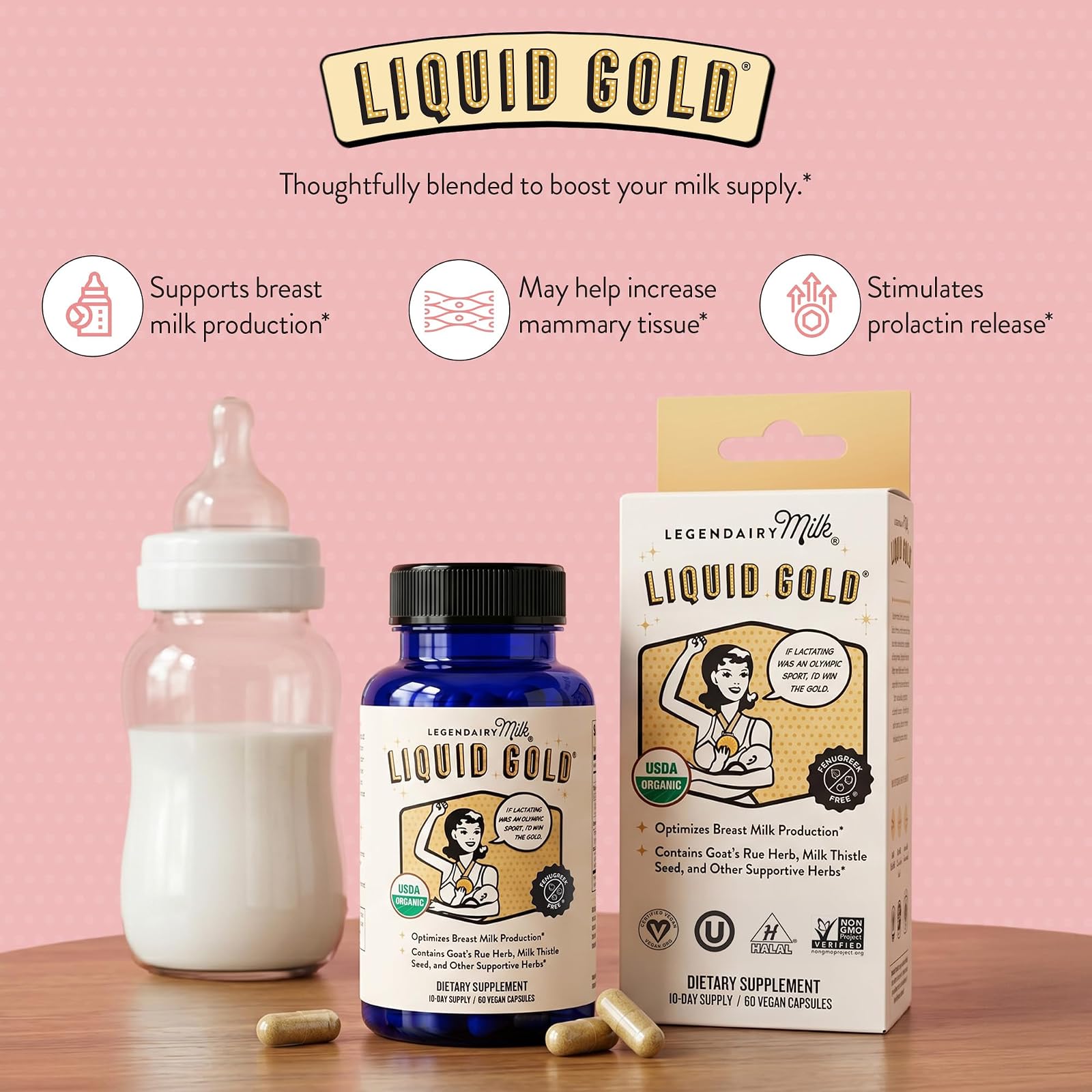 natural lactation supplement for milk supply