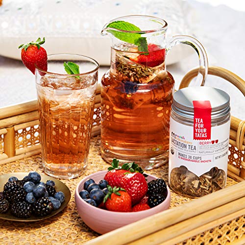 Natural lactation support tea blend