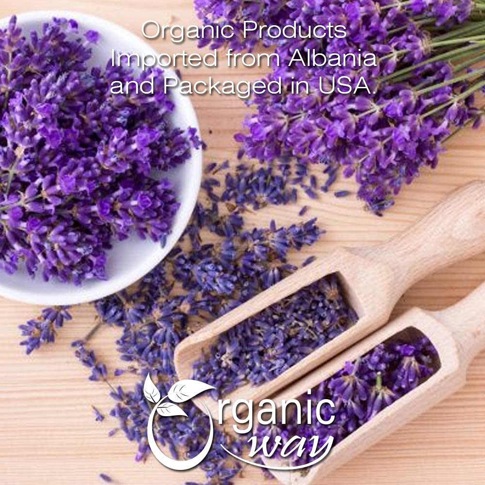 Natural lavender buds for calming tea